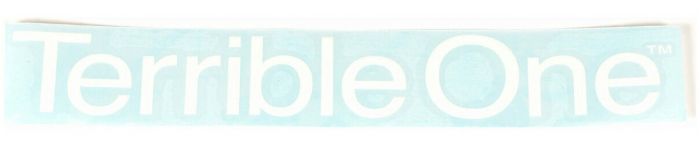 Terrible One Barcode Die Cut Sticker